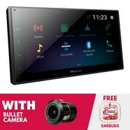 Pioneer 6.8'' Touchscreen Double-DIN Receiver with Bluetooth, CarPlay, Radio, AUX - Walmart.com