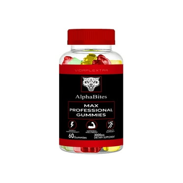 (3 Pack) Alpha Bites - Alpha Bites Max Gummies - Walmart.com