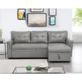 Naomi Home Perry Sectional Sleeper Sofa for Living Room, Small Spaces ...
