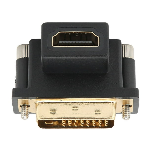 90 Degree Adapter, HD Multimedia Interface Female To DVI Male Converter ...