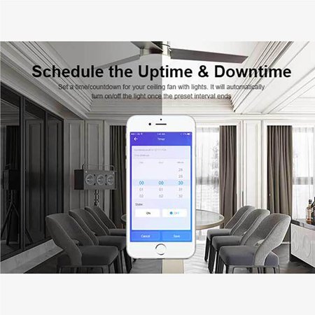 IFan03 LED Wi-Fi Ceiling Fan Light Controller Light And Light ...