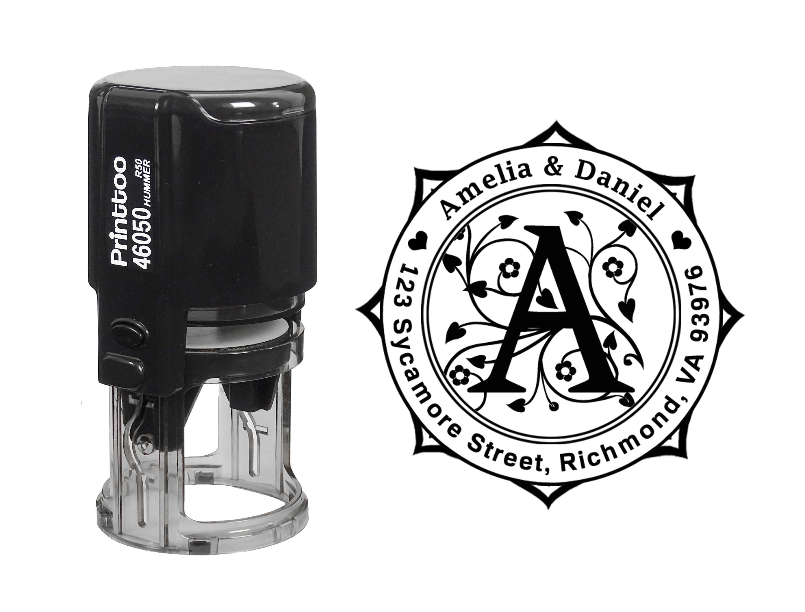 Printtoo Rubber Stamp AMENDMENT Self Inking Office Stationary Stamp ...