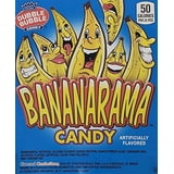 CandyRetailer Bananarama Banana Shaped Fruit Candy, Crunchy and ...