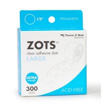 Zots Adhesive Dots Bling .125In Diam .015 Thick 325Ct Roll - Walmart.com