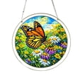 Acrylic Hanging Pendant Round Suncatcher Window Decor Light Reflecting ...