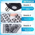 6 Pcs Multi-Angle Marker Set 100 Point 3D Scanner Markers Dot Stickers ...