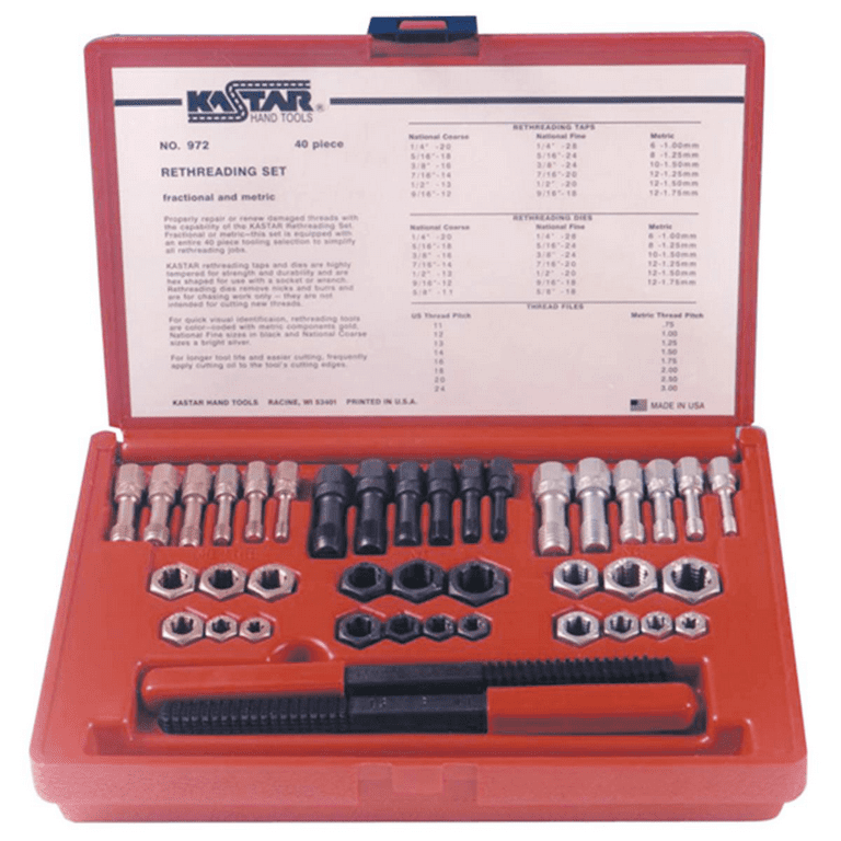 Craftsman 40 piece rethreading set store