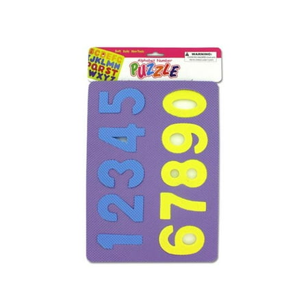 Number and alphabet foam puzzles - Pack of 24 | Walmart Canada