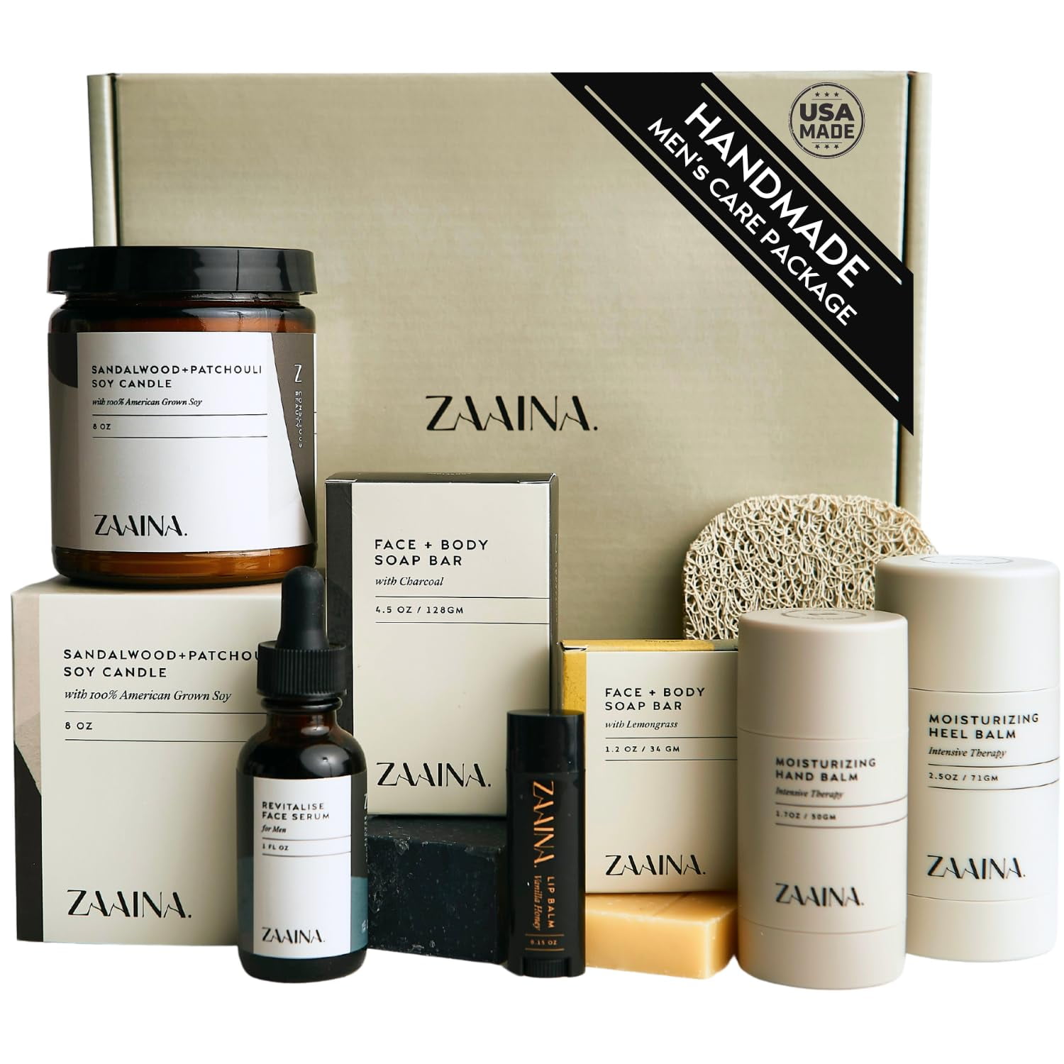 Men's Self Care Package - Luxury Spa Gift Set for Him, Unique Gifts for ...