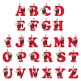 26 Letter Festive Christmas Tree Decor, Customizable Ornaments for ...