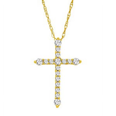 FireStar Halo Diamond Necklace for Women 10K White Gold 1/2 Ct Blue Lab ...