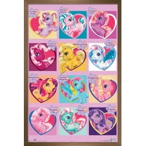 Hasbro My Little Pony - Chart Wall Poster, 22.375" x 34", Framed ...