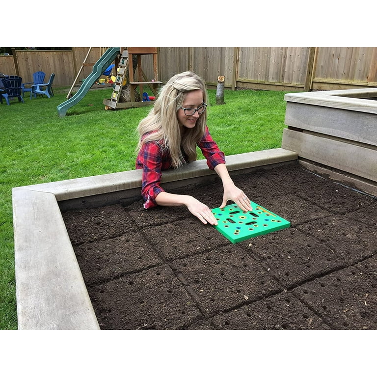 Ing Book Seeding Square Garden Spacing Tool - Color-Coded Planting ...