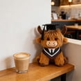 B Doctor Hat Highlands Cow Plush Graduation Stuffed Soft Doll Student ...