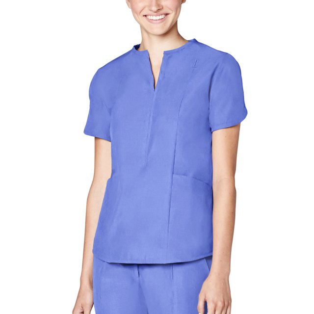 Adar Pro Scrubs For Women - Tailored Notch Neck Scrub Top - Walmart.com
