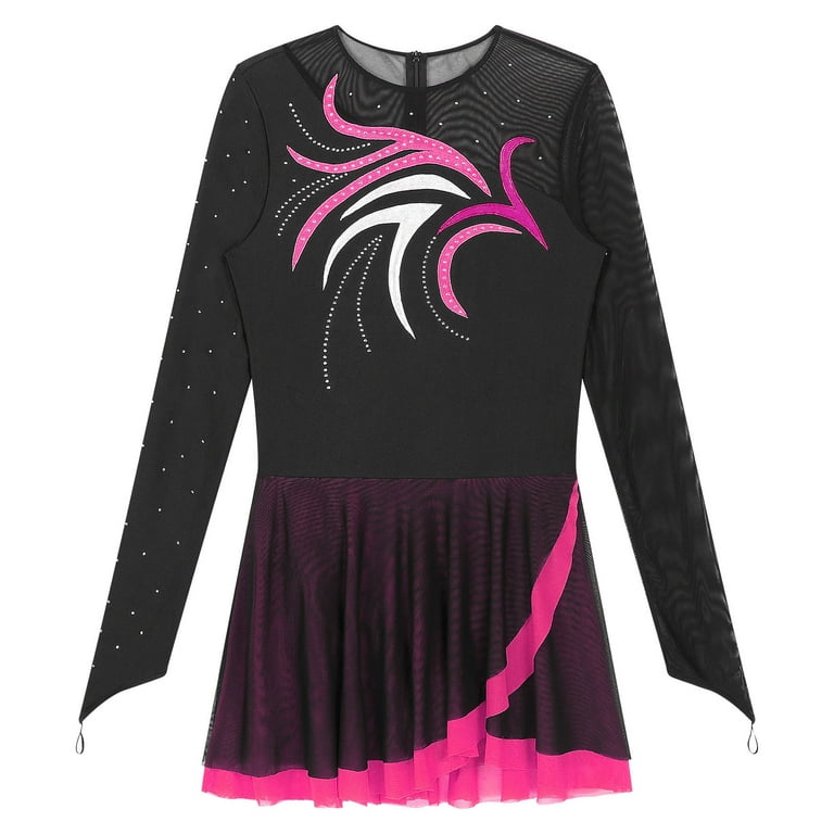 Figure Skating Dresses For Girls YDHTIZ Women's Competition Skirt ...