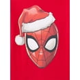 Spider-Man, Boys' & Big Boys' Graphic Christmas Tee, Santa Spidey ...