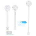 Outlet Extender with USB Ports, 3 AC Sockets, 18.5-26.4 in Retractable ...
