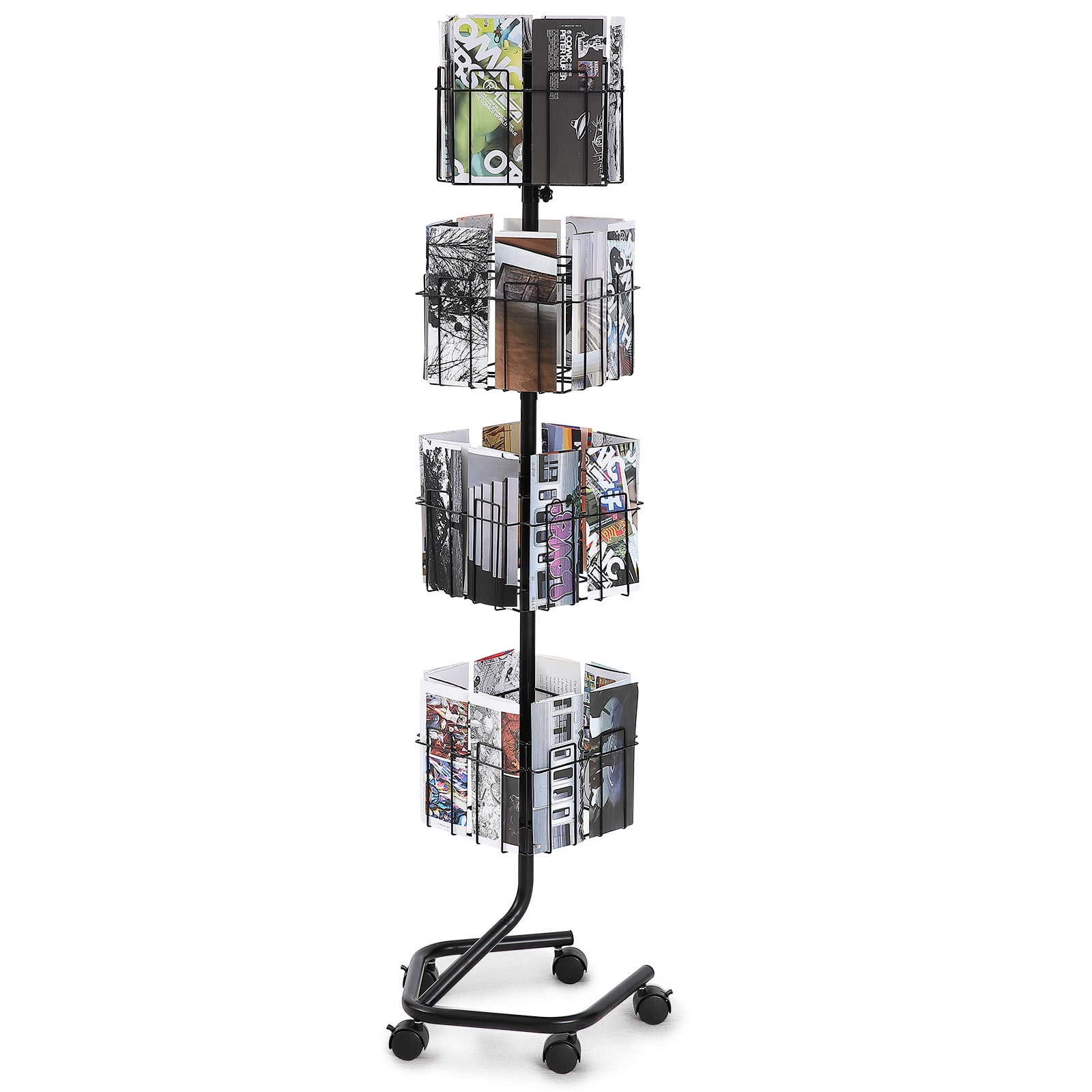 Click here for Vevor Brochure Display Rack  4-Tier 32 Pockets Rot... prices