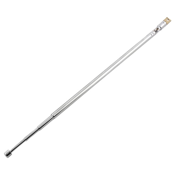 FM AM TV Radio 4 Sections Telescopic Antenna Aerial Mast 360 Degree Rod ...