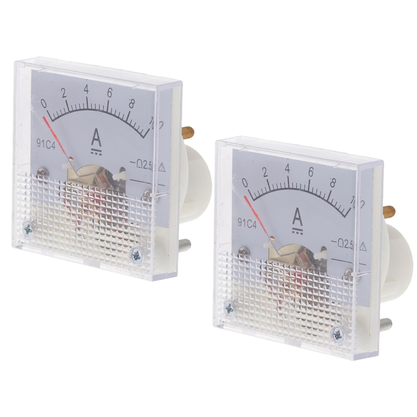 Ammeter Current Panel Meter,DC Ammeter Amp Meter,Ampere Meter,Analog ...