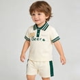 Afdoent Boys Clothing Sets Stylish Color Block Summer Casual Short ...