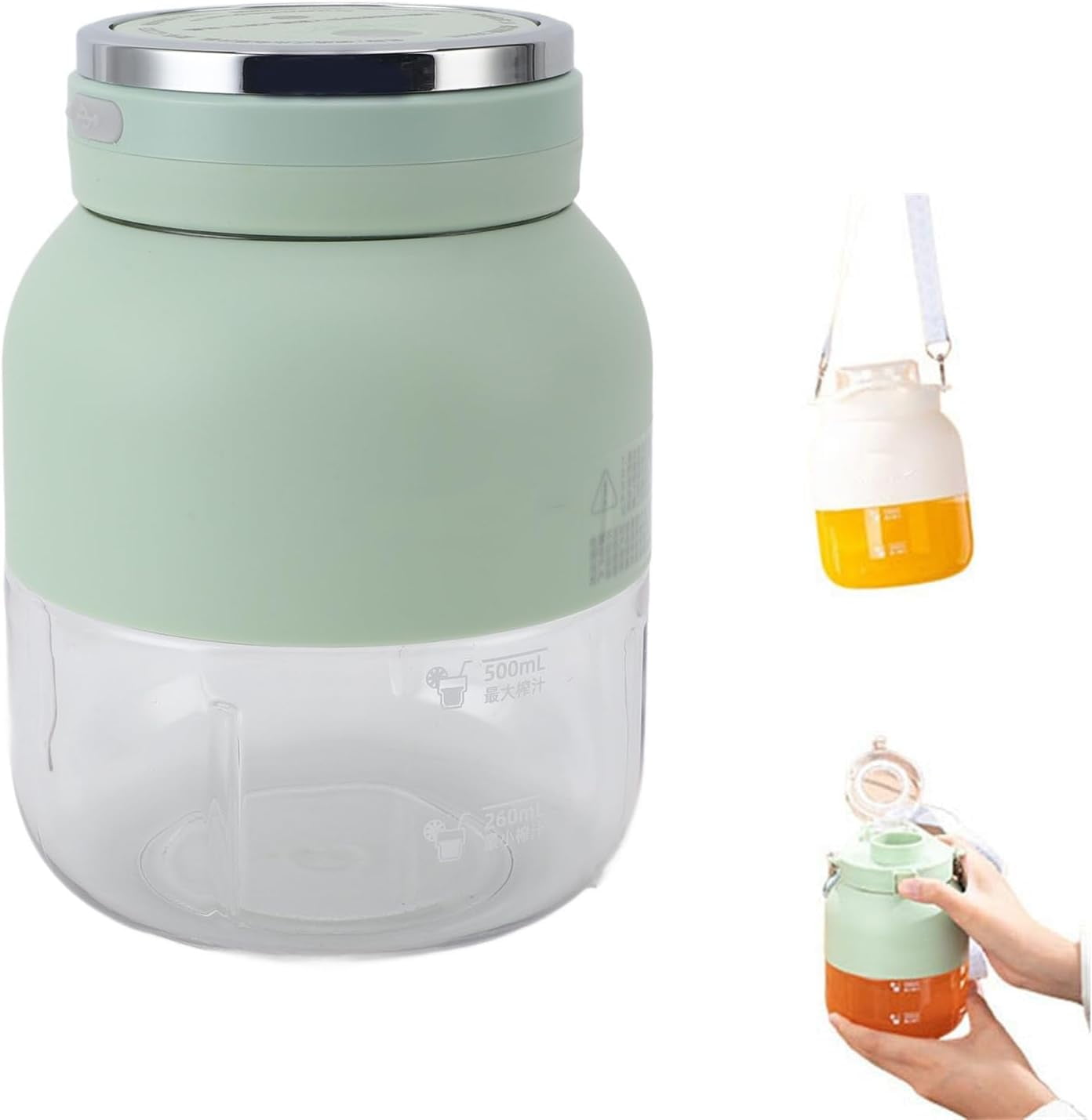 Wireless Portable Juice Machine, USB Charging High Heat Resistance ...