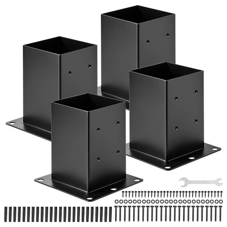 WILD HOG LINX 4" L/FIT Steel Corner Extension Bracket Pergola for 4x4 ...
