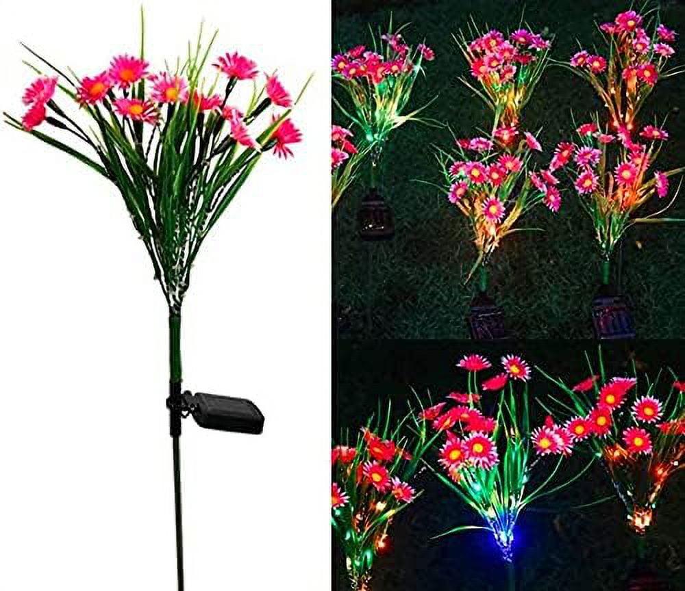LINLIN Solar Flower Garden Lights, Solar Flower Lights Solar Lights ...