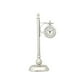 Brass/ Alum. Lamp Post Clock One Sided - Walmart.com