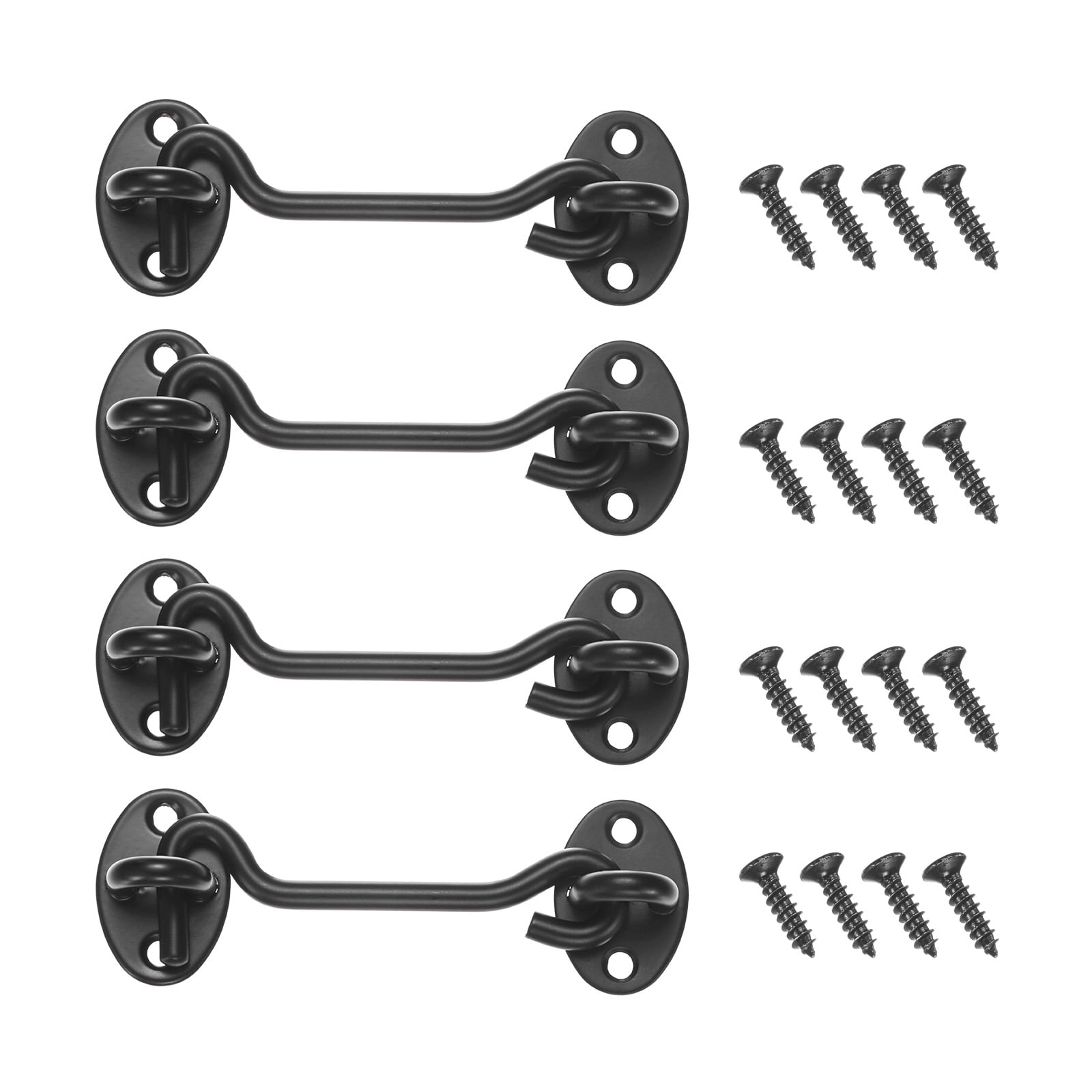 Click here for Unique Bargains Uxcell 4-Pack Hook And Eye Latch F... prices