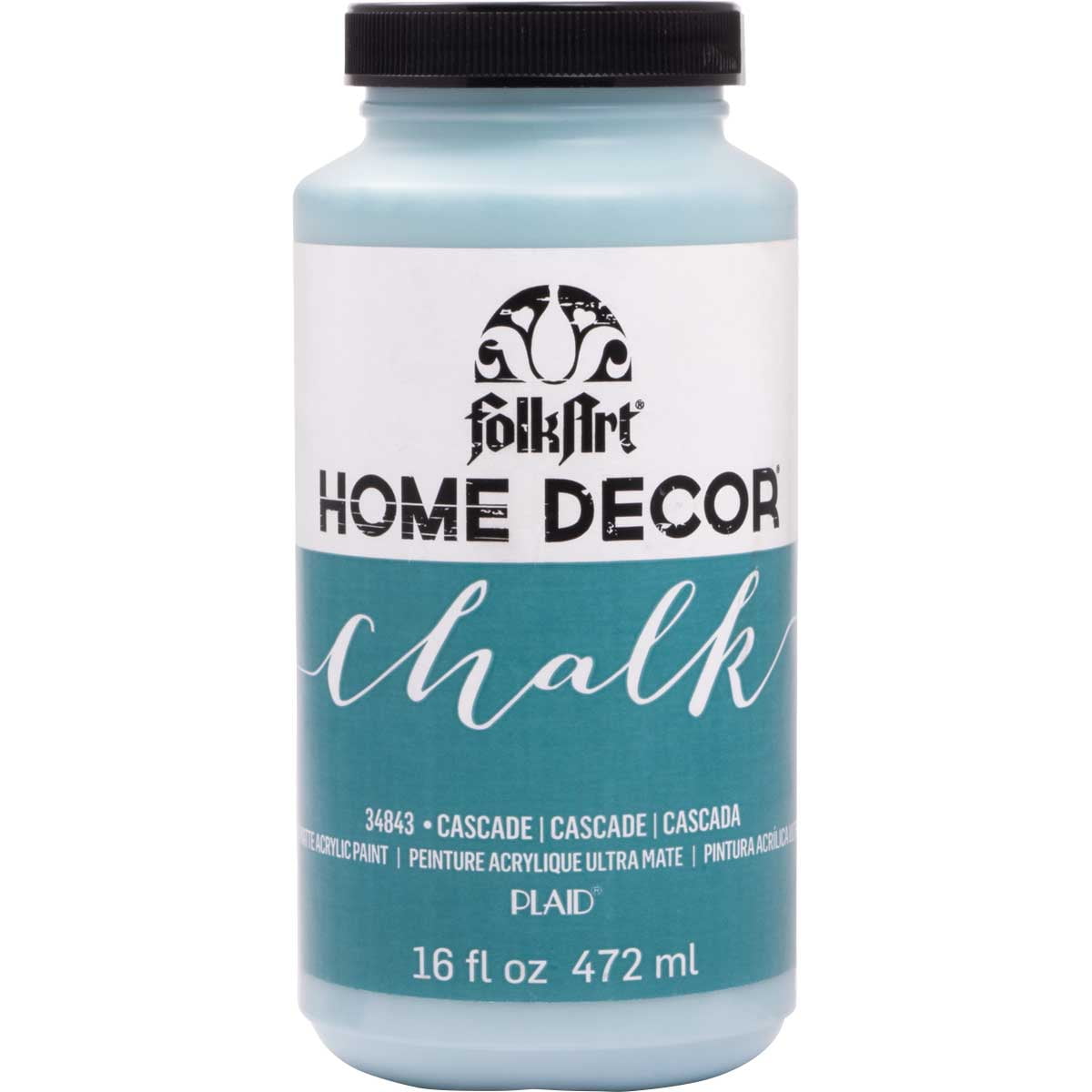 FolkArt Home Décor Chalk Acrylic Craft Paint, Cascade, Ultra Matte ...