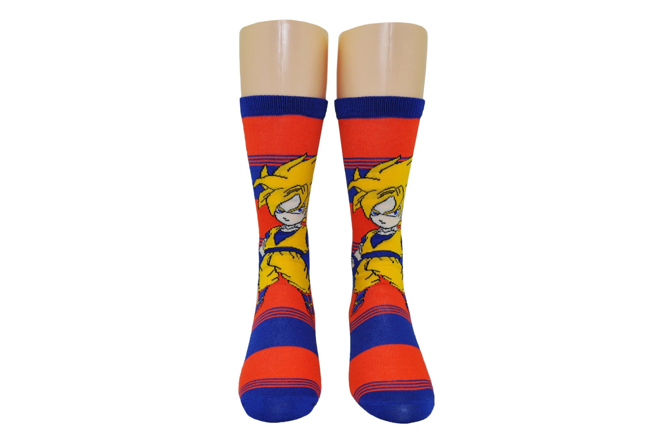 Dragon Ball Z Goku Super Saiyan Crew Socks - Walmart.com