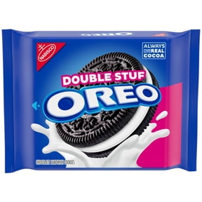 OREO Double Stuf Chocolate Sandwich Cookies, Family Size, 20 oz ...