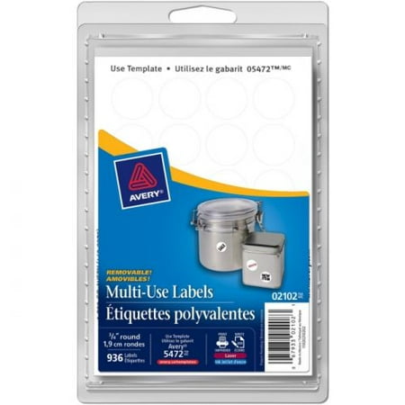 Avery Removable Adhesive Label | Walmart Canada