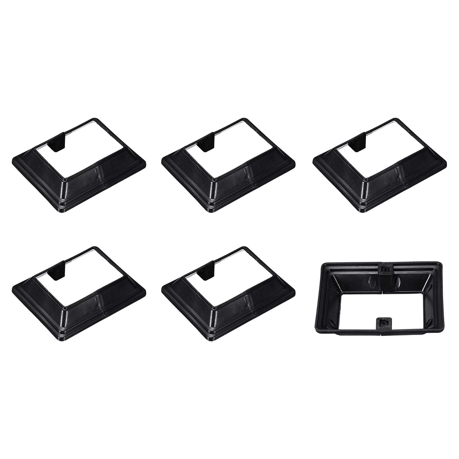 Uxcell Deck Post Base Cover, 6Pcs Split Style Post Bracket 62x41mm/2 ...