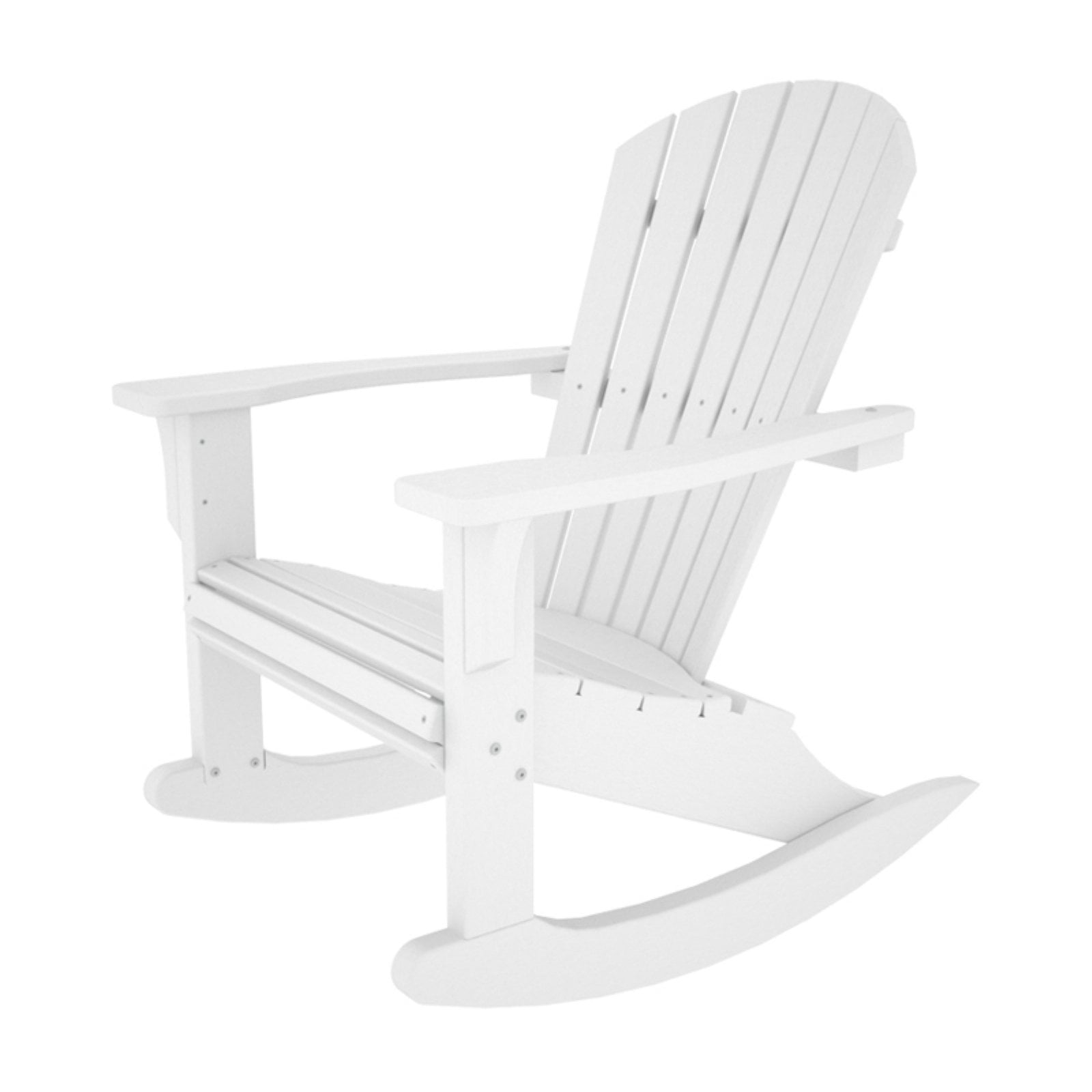 POLYWOOD® Seashell Recycled Plastic Rocker - Walmart.com