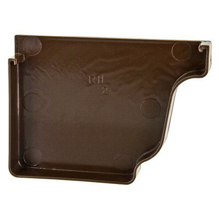 Genova Brown Vinyl Gutters Buy Raingo Brown Gutter Spacer Bracket