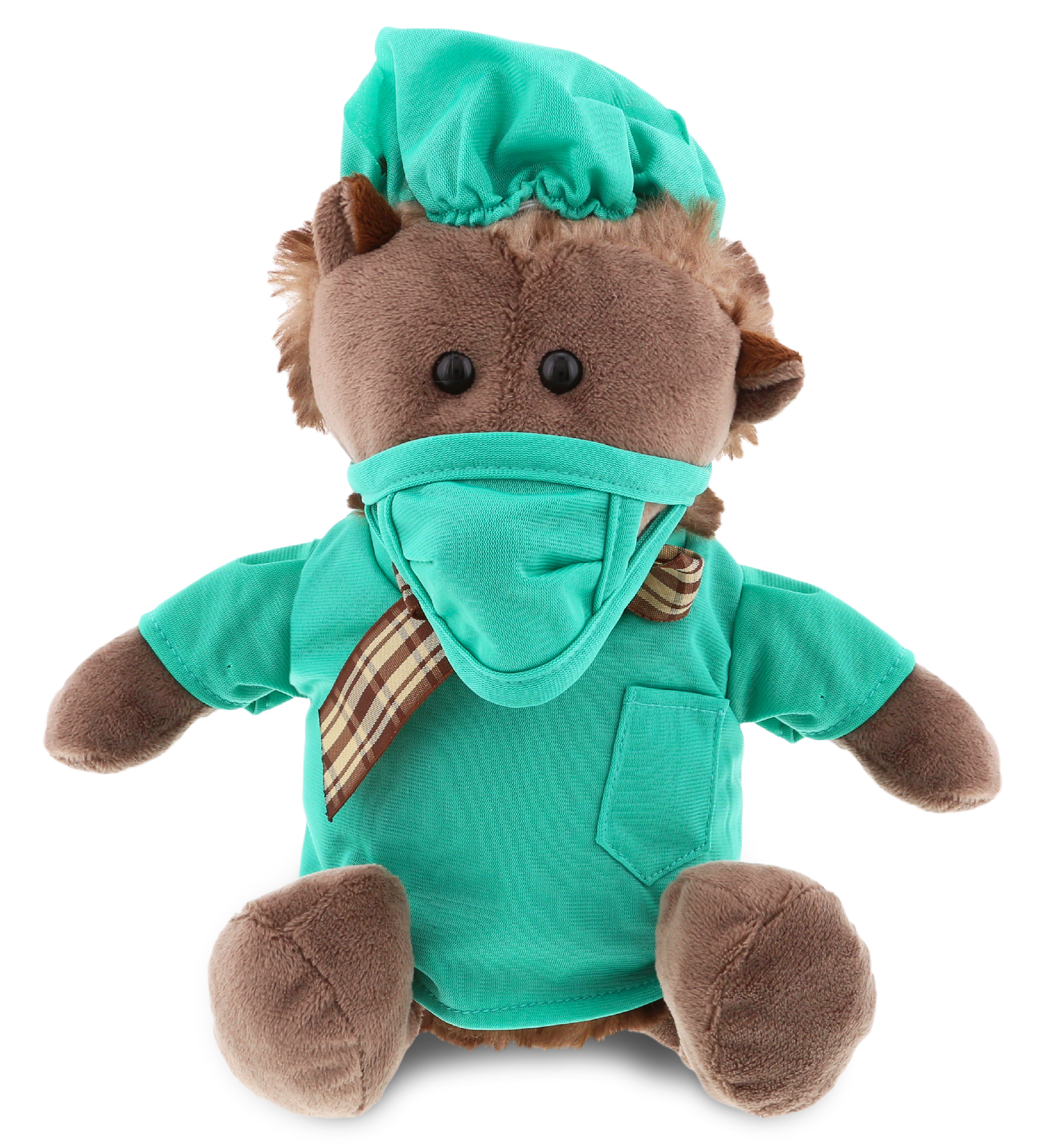 DolliBu Hedgehog Doctor Plush Toy - Super Soft Hedgehog with Ribbon ...