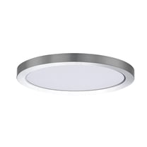 Maxim 57696 Chip 12" Wide Led Flush Mount Ceiling Fixture - Nickel ...