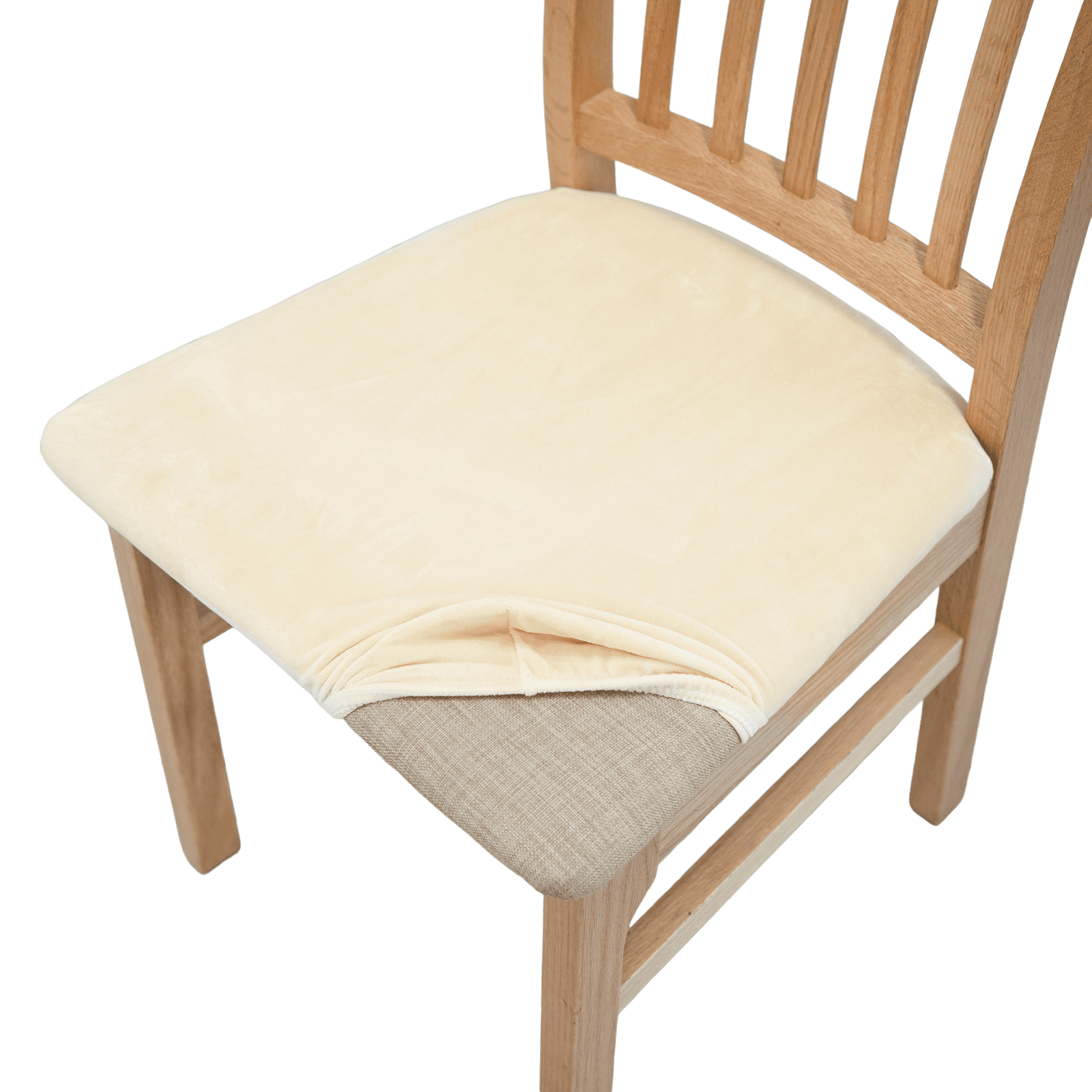 Rosnek Seat Covers for Dining Room Set of 2, Chair Seat Slipcovers ...