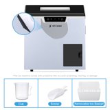 Sycees 44lbs/24H Ice Machine 2 in 1 Ice Maker & Shaver Portable for ...