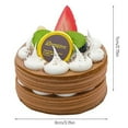 Home Decor Simulation Small Cake Artificial Realistic French Cake for ...