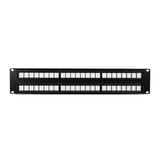 Vericom VGS Unshielded Modular Patch Panel with Labels, Unloaded (48 ...