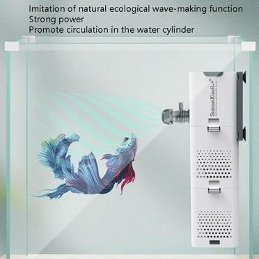 Tawatiler Aquarium Filter, U-V Light 10W, 5-in-1 Filtration System, 210 ...