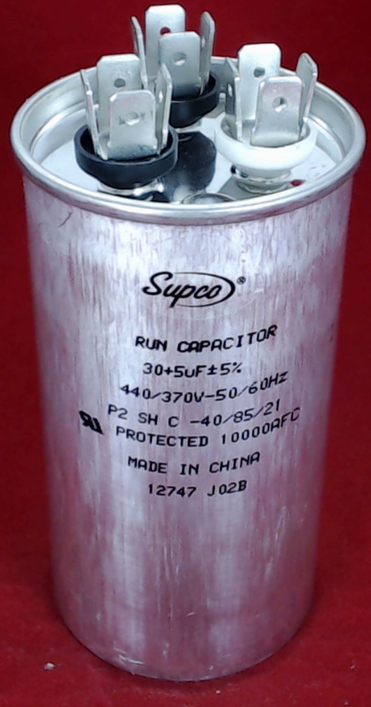 CD30+5X440R, Dual Run Capacitor Round 30 + 5 Mfd. 440 Volt - Walmart.com