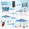 10x10 Pop Up Canopy, Easy Up Canopy Tent, Tents for Parties, One Person ...
