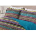 Chezmoi Collection Odette Boho Chic Bohemian 100% Cotton Quilt Set ...