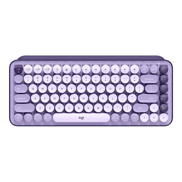 Logitech POP Keys Wireless Mechanical Keyboard with Customizable Emoji ...