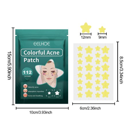 EELHOE Acné patch, Remover Patchs Outil patch 112 Utilisation Pimple ...